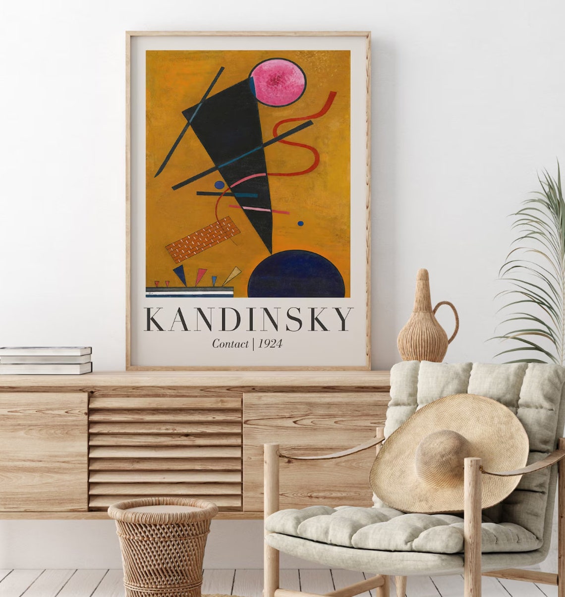 Print of Wassily Kandinsky, Vintage Exhibition Poster Kandinsky, Mid ...