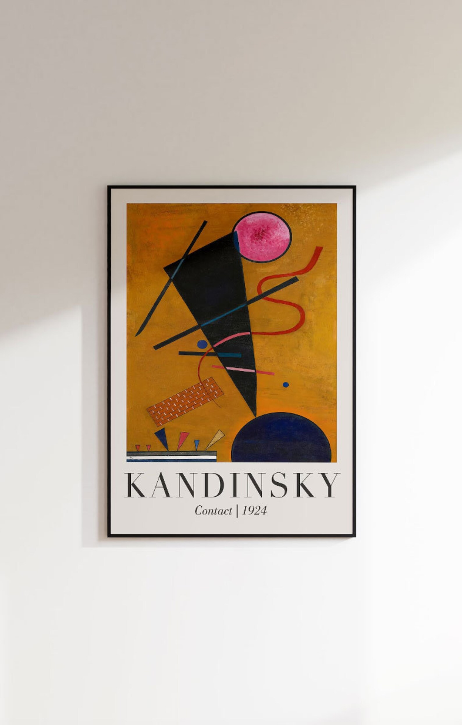 Print of Wassily Kandinsky, Vintage Exhibition Poster Kandinsky, Mid ...