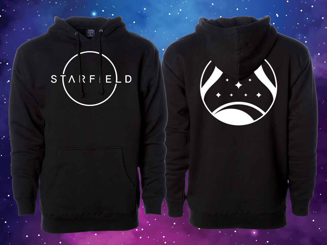 Starfield Hoodie With Constellation Logo on Back - Etsy