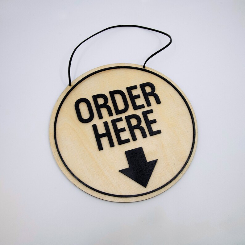 Order Here Sign Pick up Here Sign Pay Here Sign for Business - Etsy