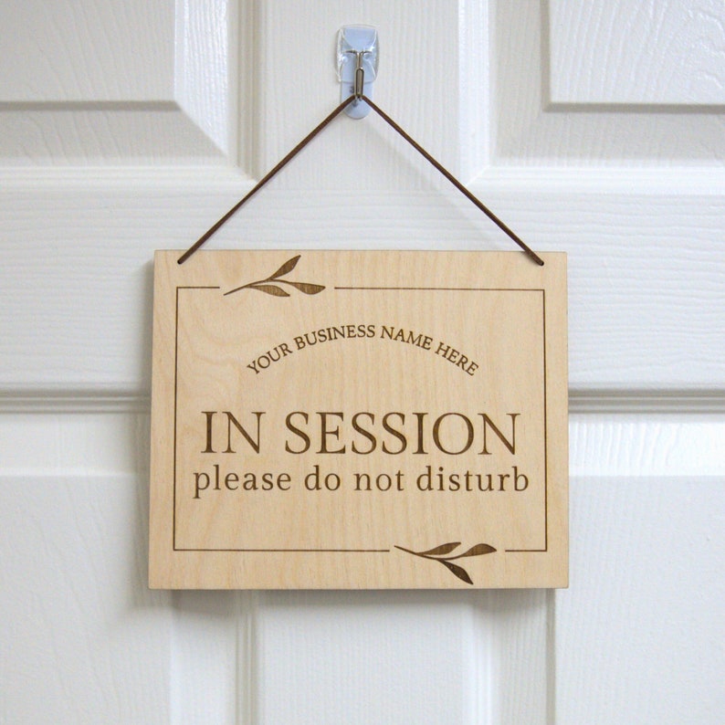 Personalized Double Sided Door Sign for Office Welcome Sign in - Etsy