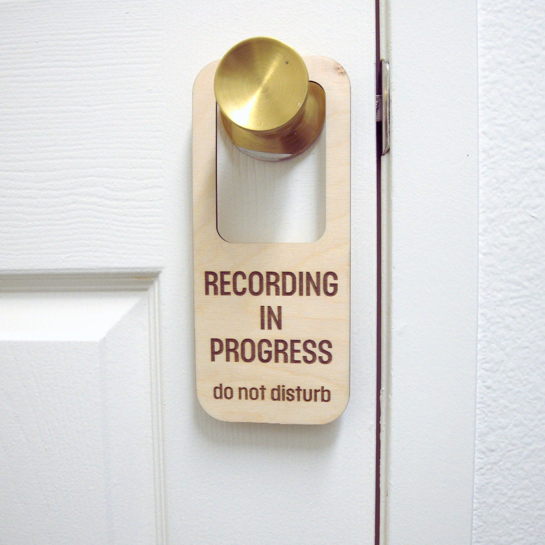 Custom Reversible Door Knob Hanging Sign Personalized Wood Sign for ...
