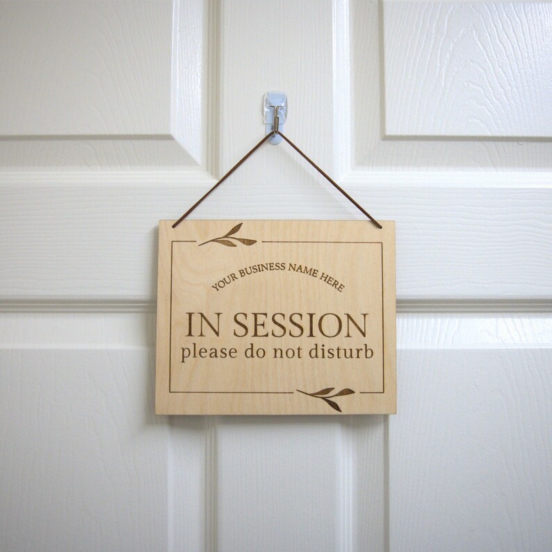 Personalized Double Sided Door Sign for Office Welcome Sign in - Etsy