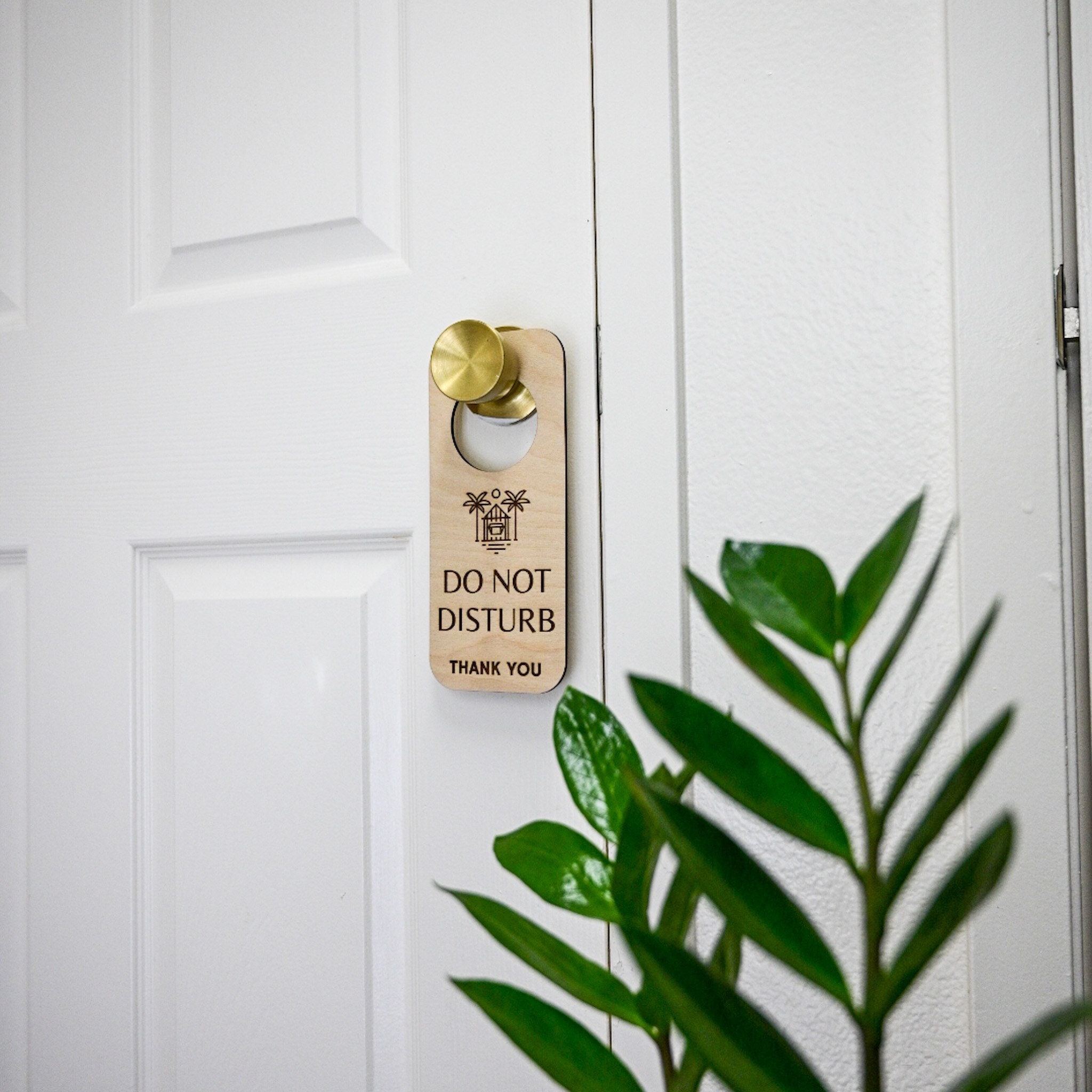 Custom Double Sided Door Knob Hanging Sign Personalized Office - Etsy