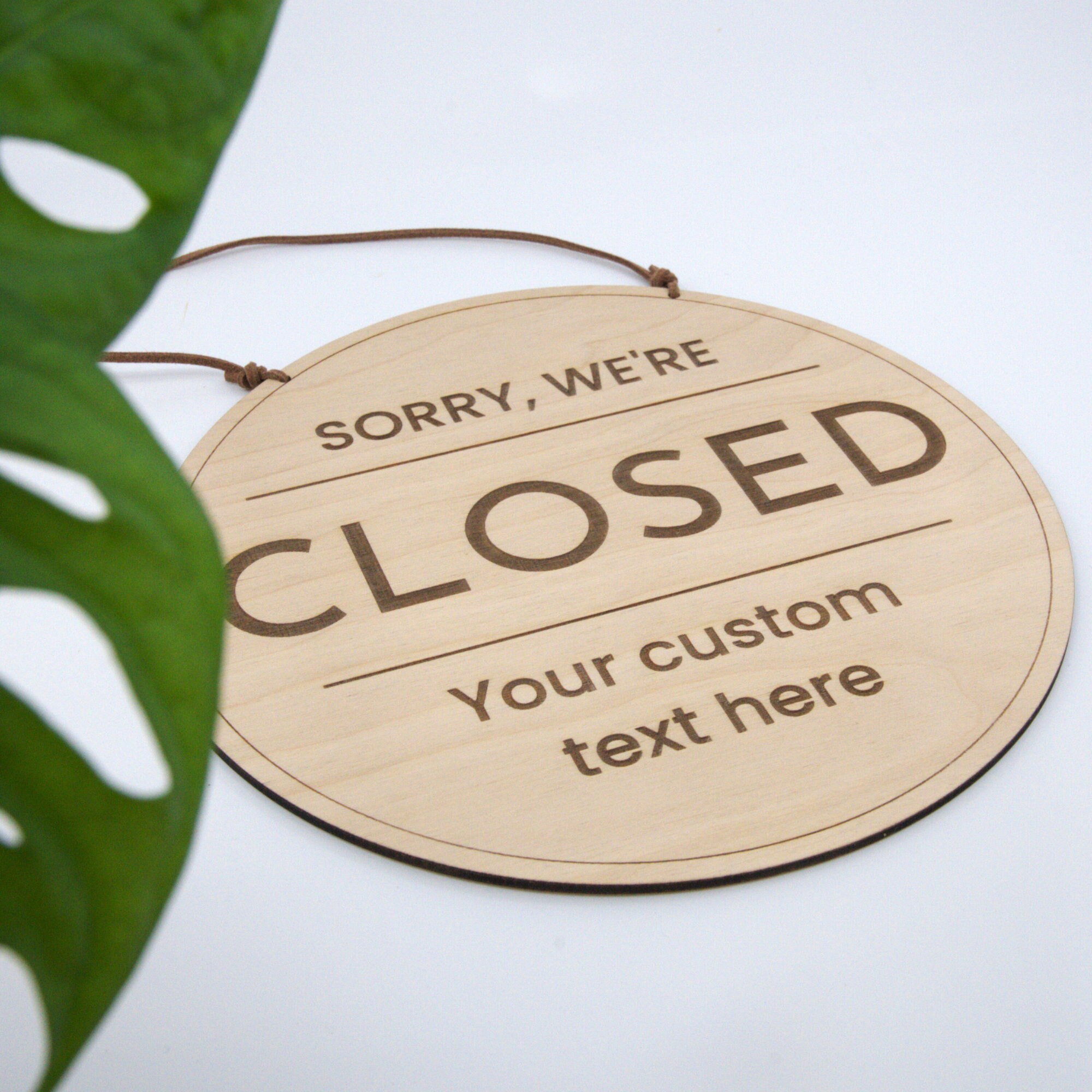 Custom Open and Closed Sign for Store Sign Custom Door Hanging - Etsy