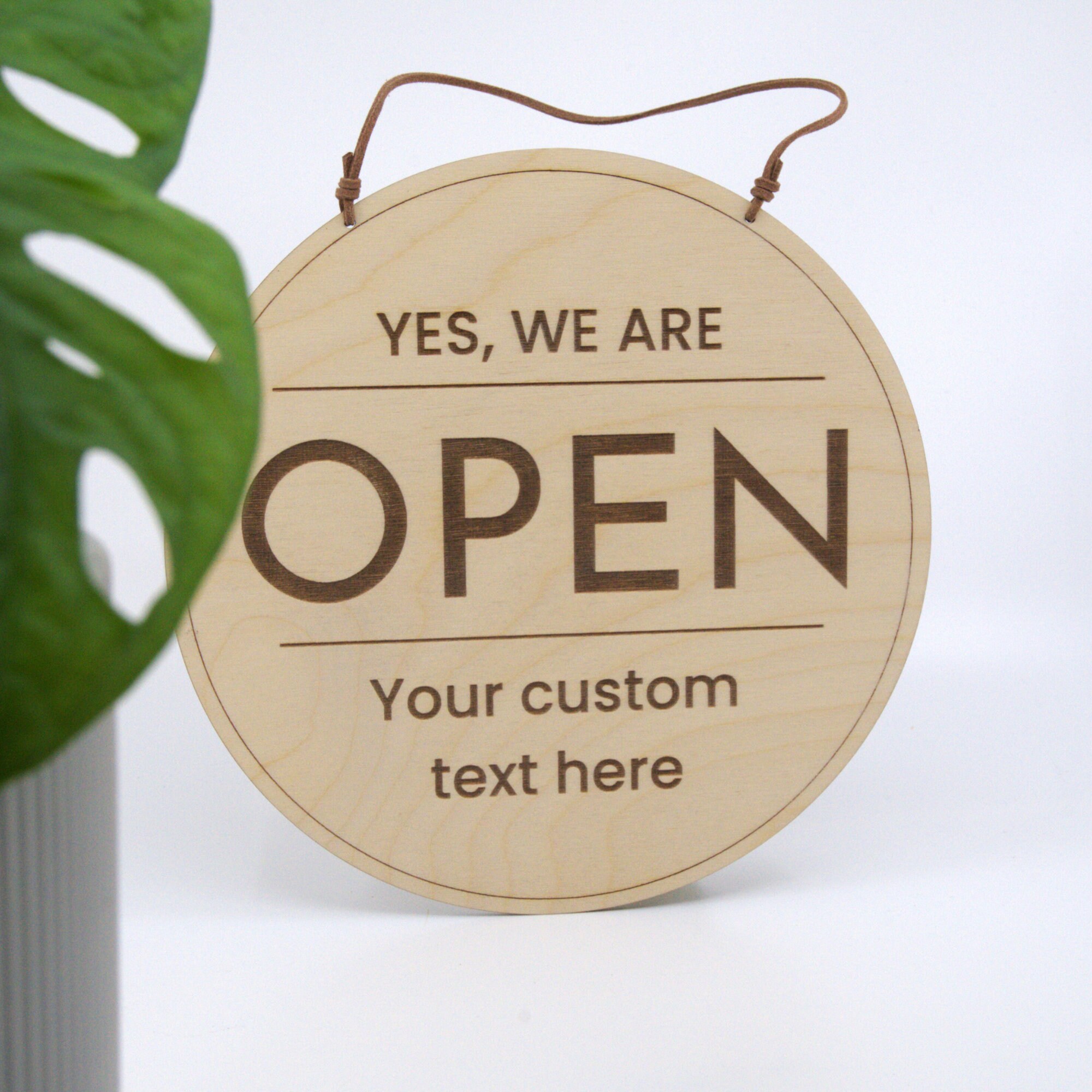 Custom Open and Closed Sign for Store Sign Custom Door Hanging - Etsy