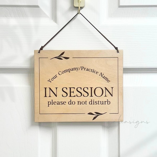 Personalized Office Wood Door Sign Hanging - Etsy