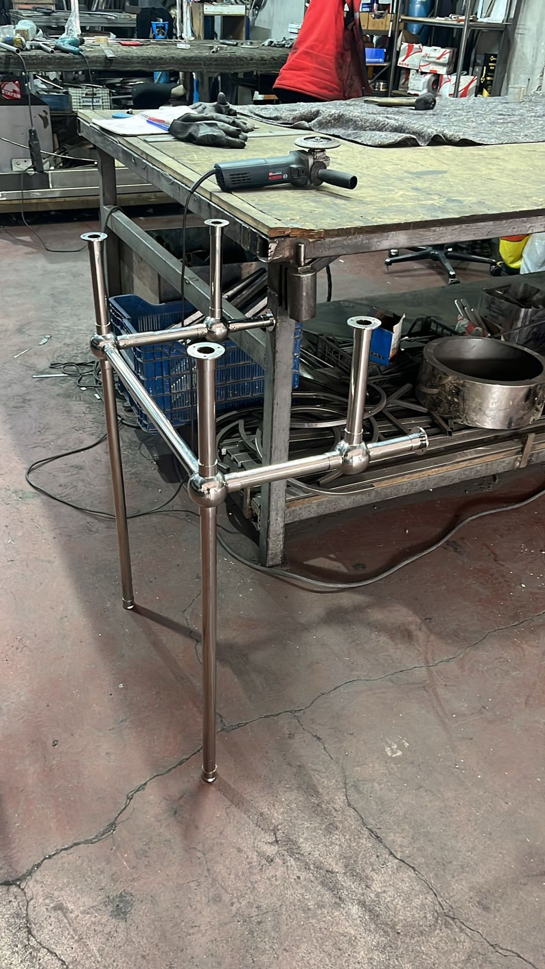 Chrome Legs for Sink, Custom Chrome Lucite Sink Legs Luxury Sink Base ...