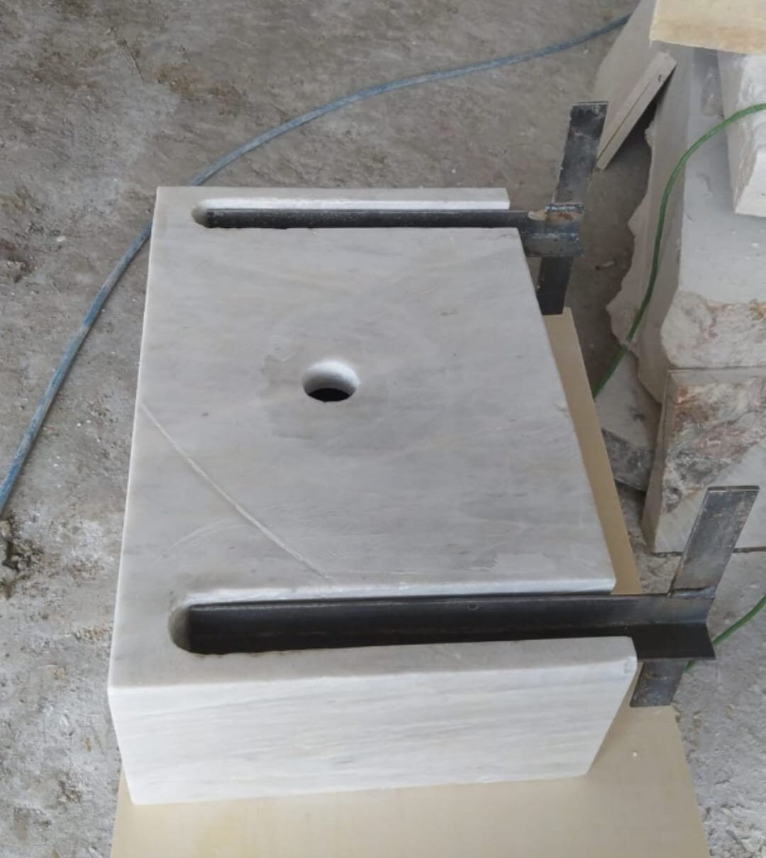 Brackets for Wall Mounted Marble Sinks Floating Sink Brackets Wall ...