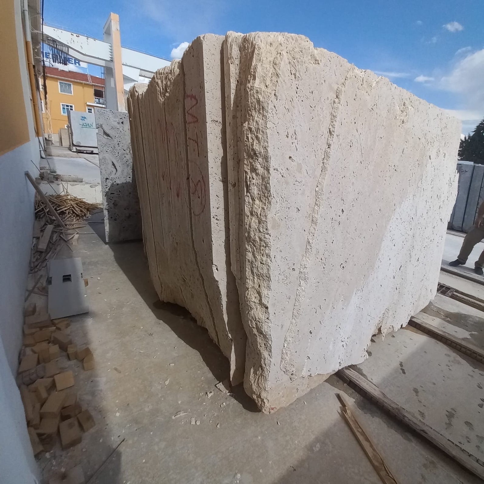 Travertine Sample: Natural Stone Tile (5”x5”) - Etsy