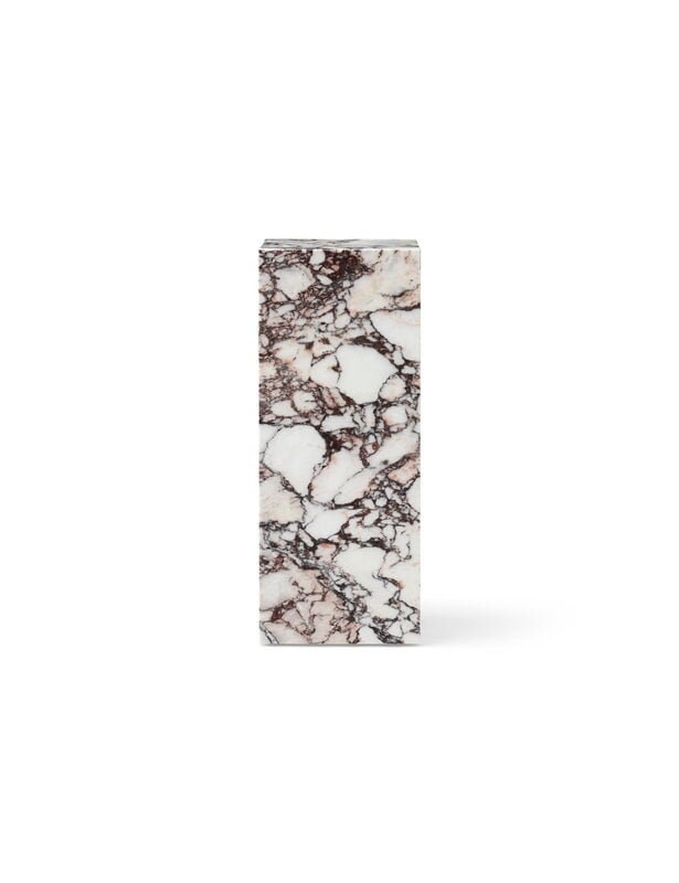 Calacatta Viola Marble Plinth Coffee Table: Pedestal Side Table - Etsy