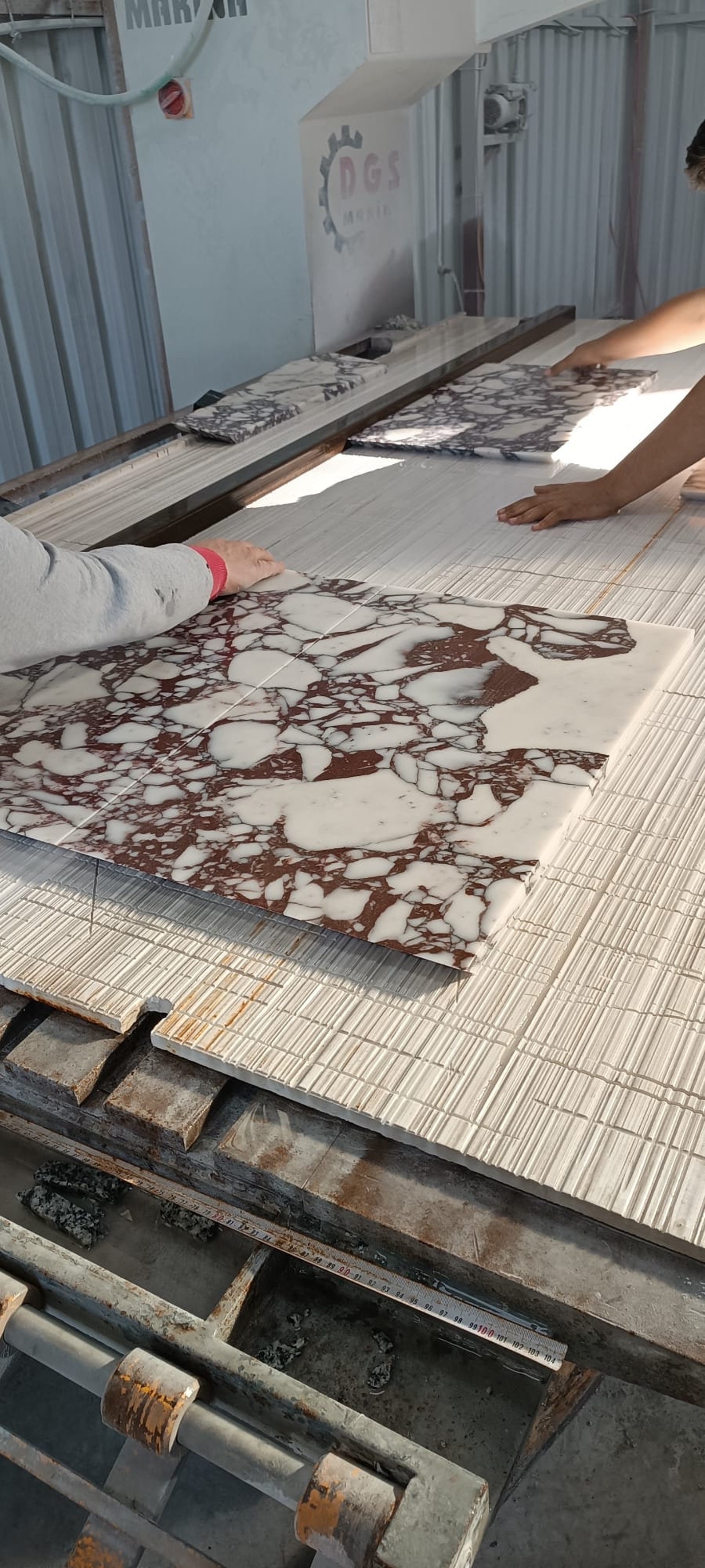 Calacatta Viola Marble Plinth Coffee Table , Marble Coffee Table ...