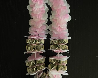 Hawaii 2 Color Satin Ribbon Lei Graduation Lei Special - Etsy