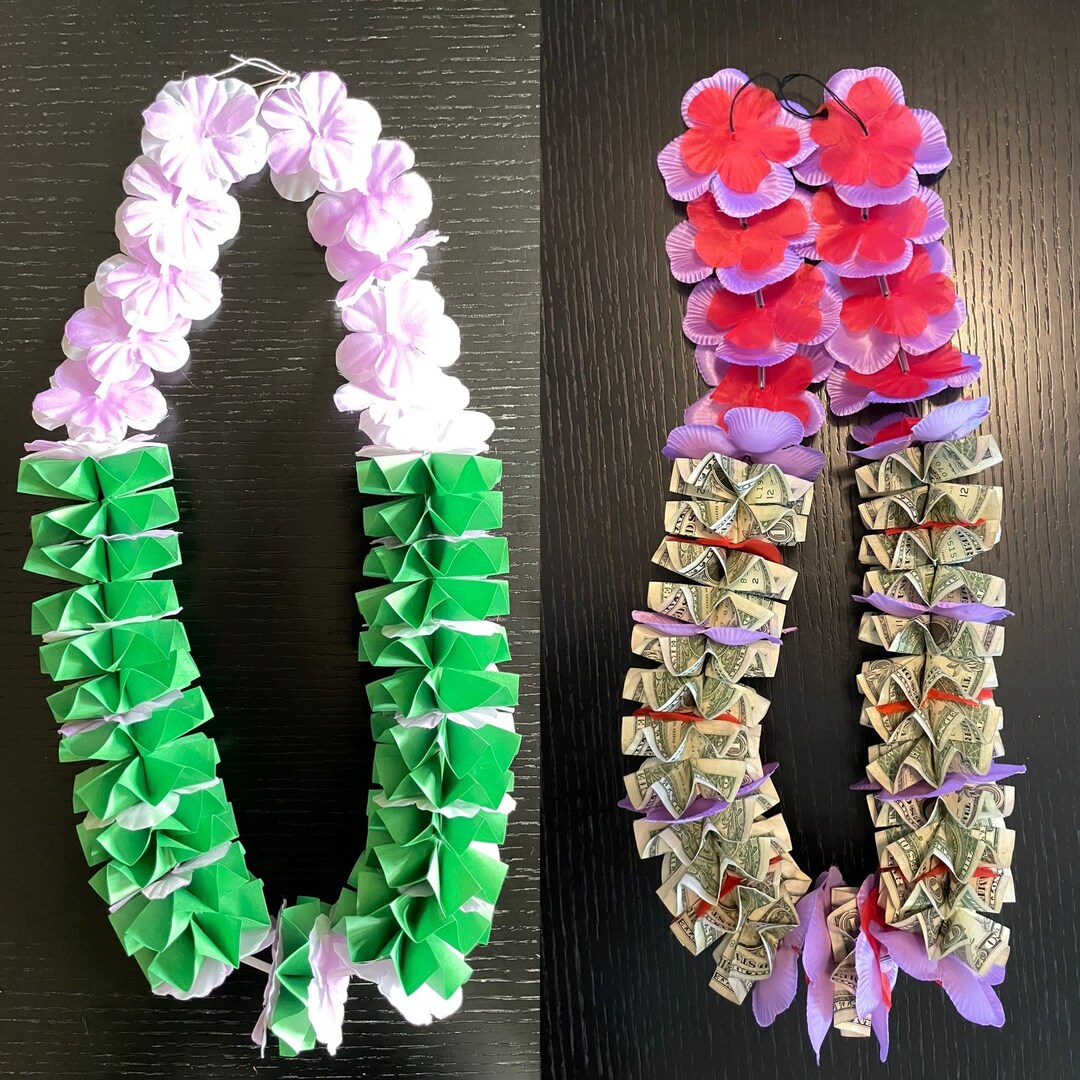 Graduation Lei/any Occasion CUSTOM LEI With Fabric Flower and 25 ...