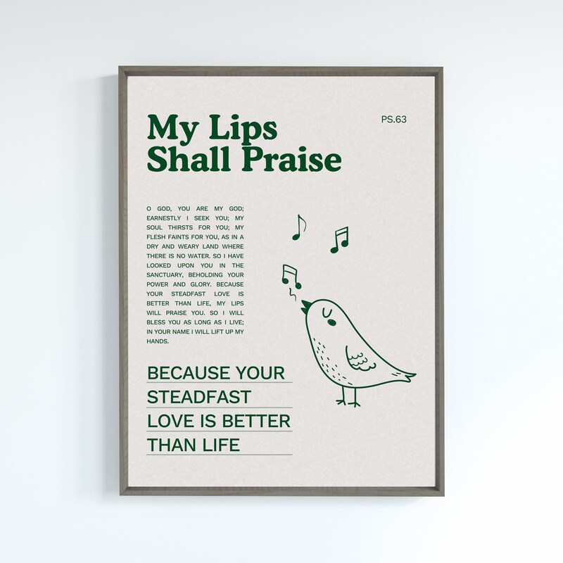 Psalm 63 - Etsy