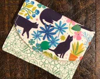 DAISIES - Mini Wallet | Small Fabric Wallet | Card Wallet | Travel ...
