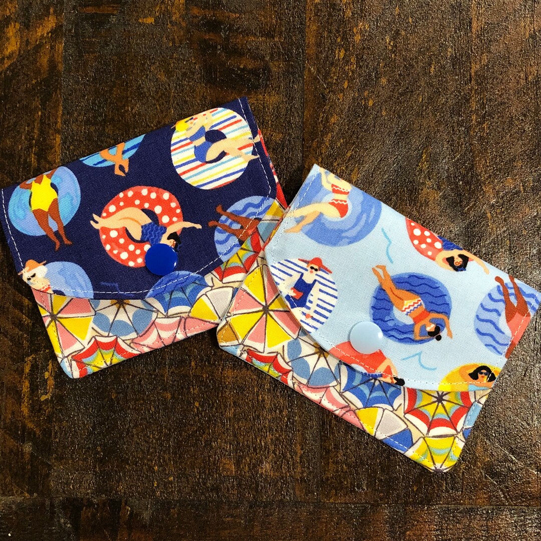 TUBING Mini Wallet Small Fabric Wallet Card Wallet Travel Wallet Two ...