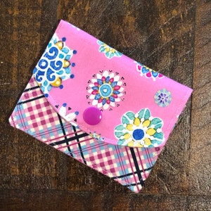 MEDALLIONS Mini Wallet Small Fabric Wallet Card Wallet Travel Wallet ...