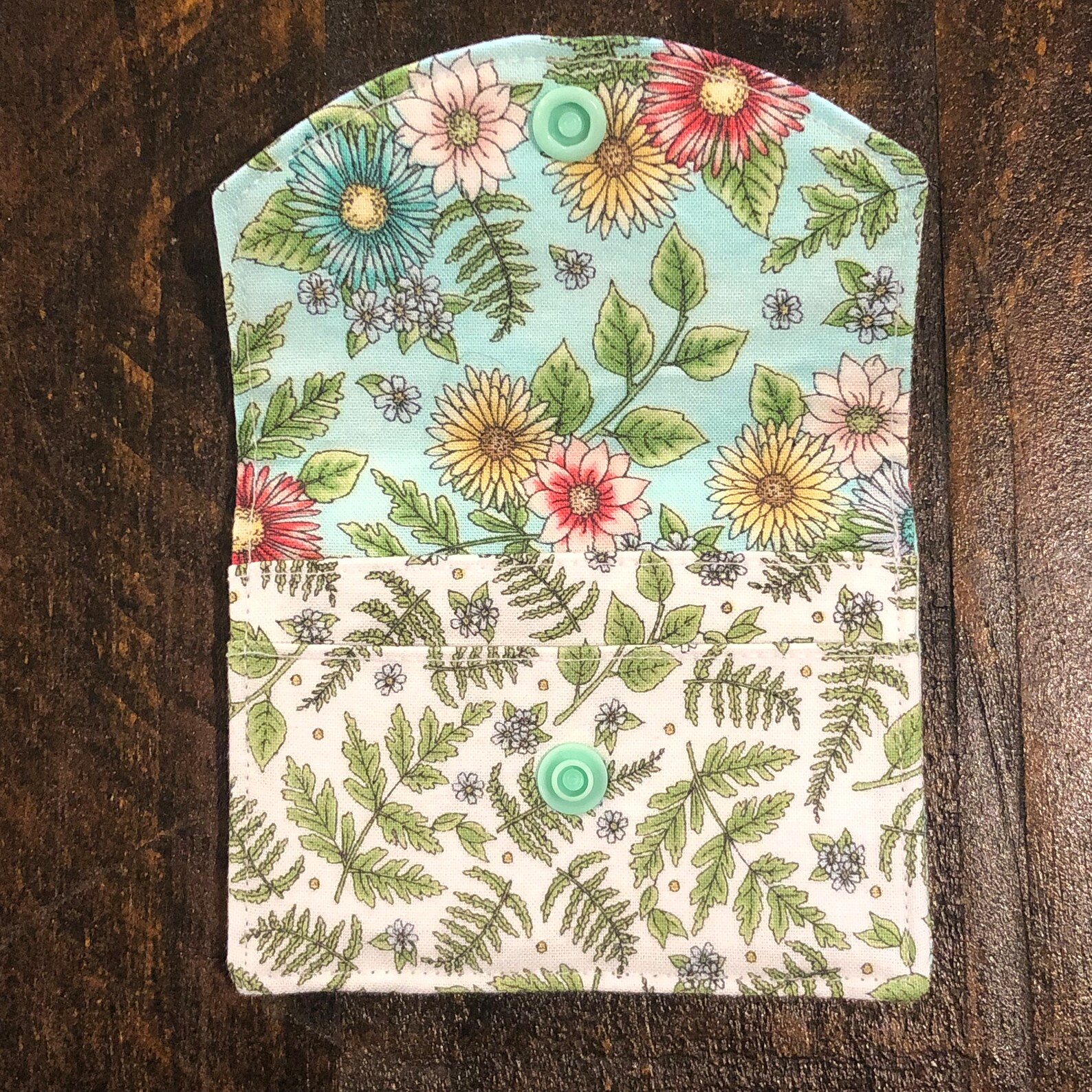 DAISIES Mini Wallet Small Fabric Wallet Card Wallet Travel Wallet Two ...