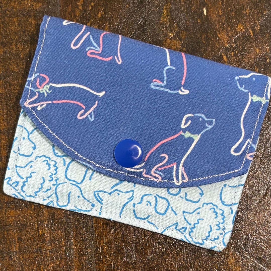 DOGS - Mini Wallet | Small Fabric Wallet | Card Wallet | Travel Wallet ...