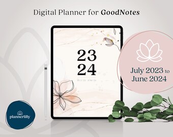 2023 and 2024 Digital Planner, Goodnotes Planner, Notability Planner ...
