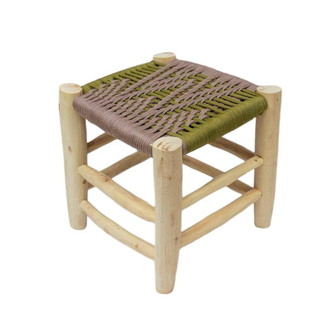 Traditional Moroccan Chair, Handcrafted From Natural Wood With a Seat ...