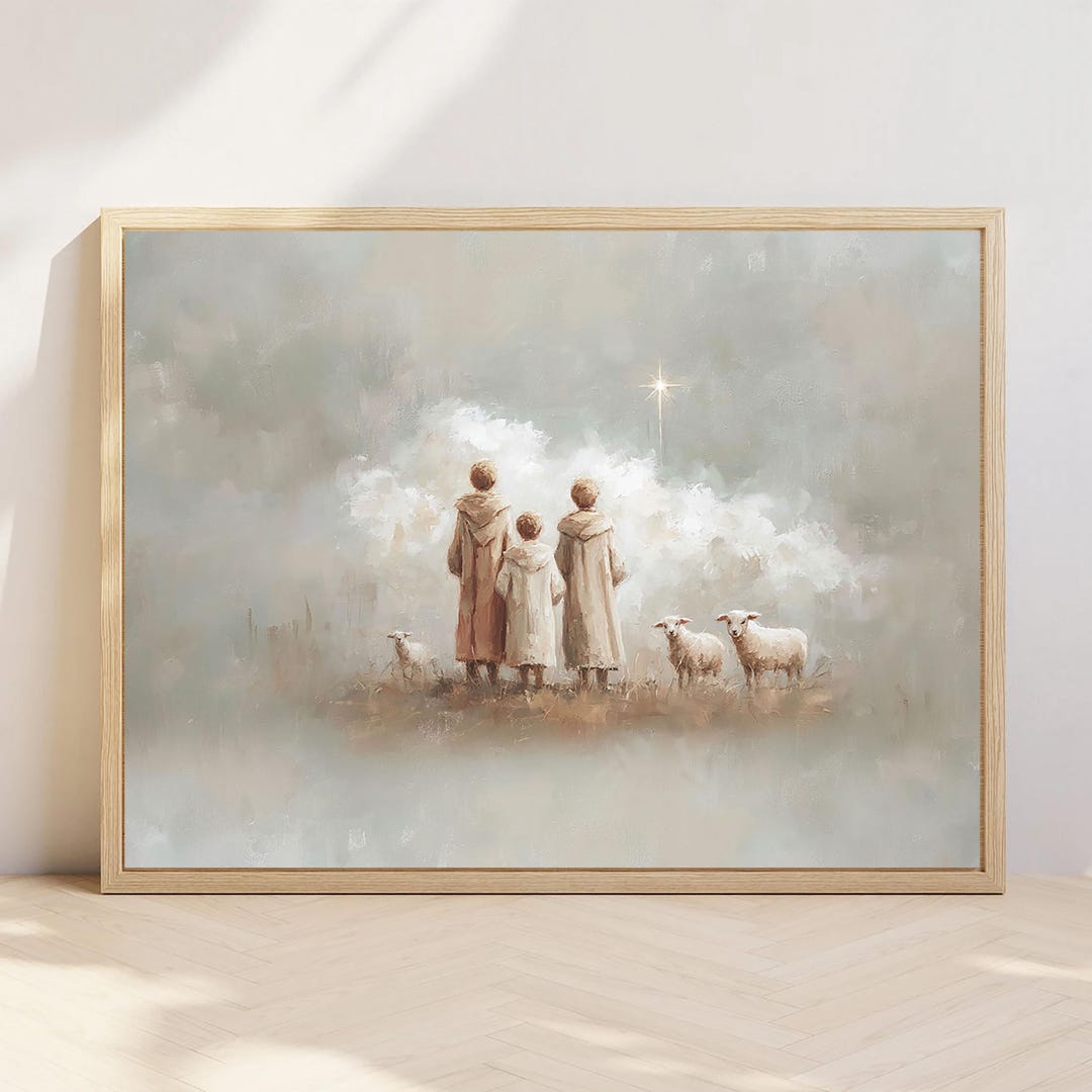 Shepherds Keeping Watch Over Their Flocks by Night | Star of Bethlehem ...