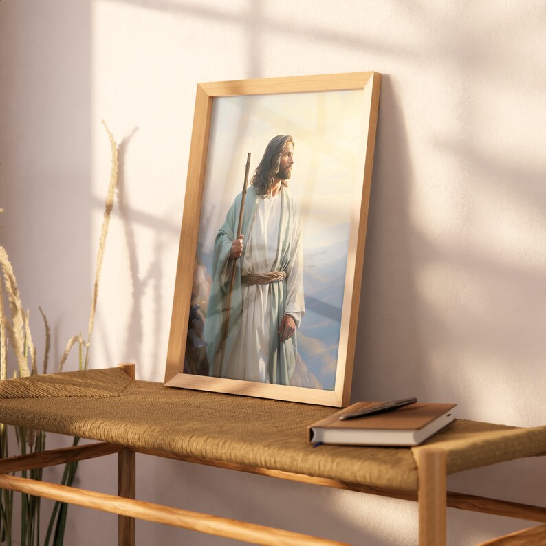 Hope - Jesus Christ Looking in the Distance | Savor | Christian | Wall ...