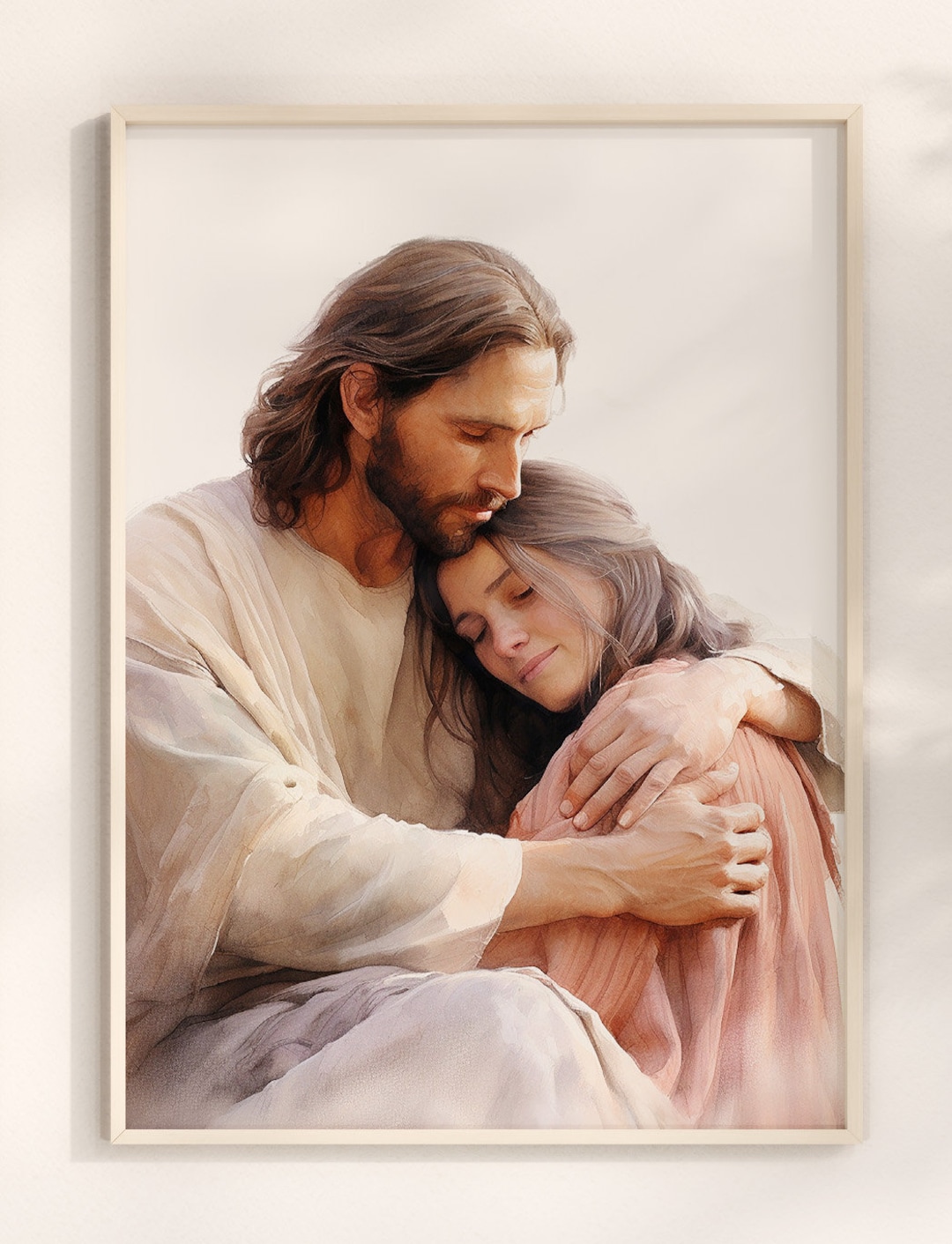 My Peace I Give Unto You Jesus Savior Christian Wall Art Religious ...