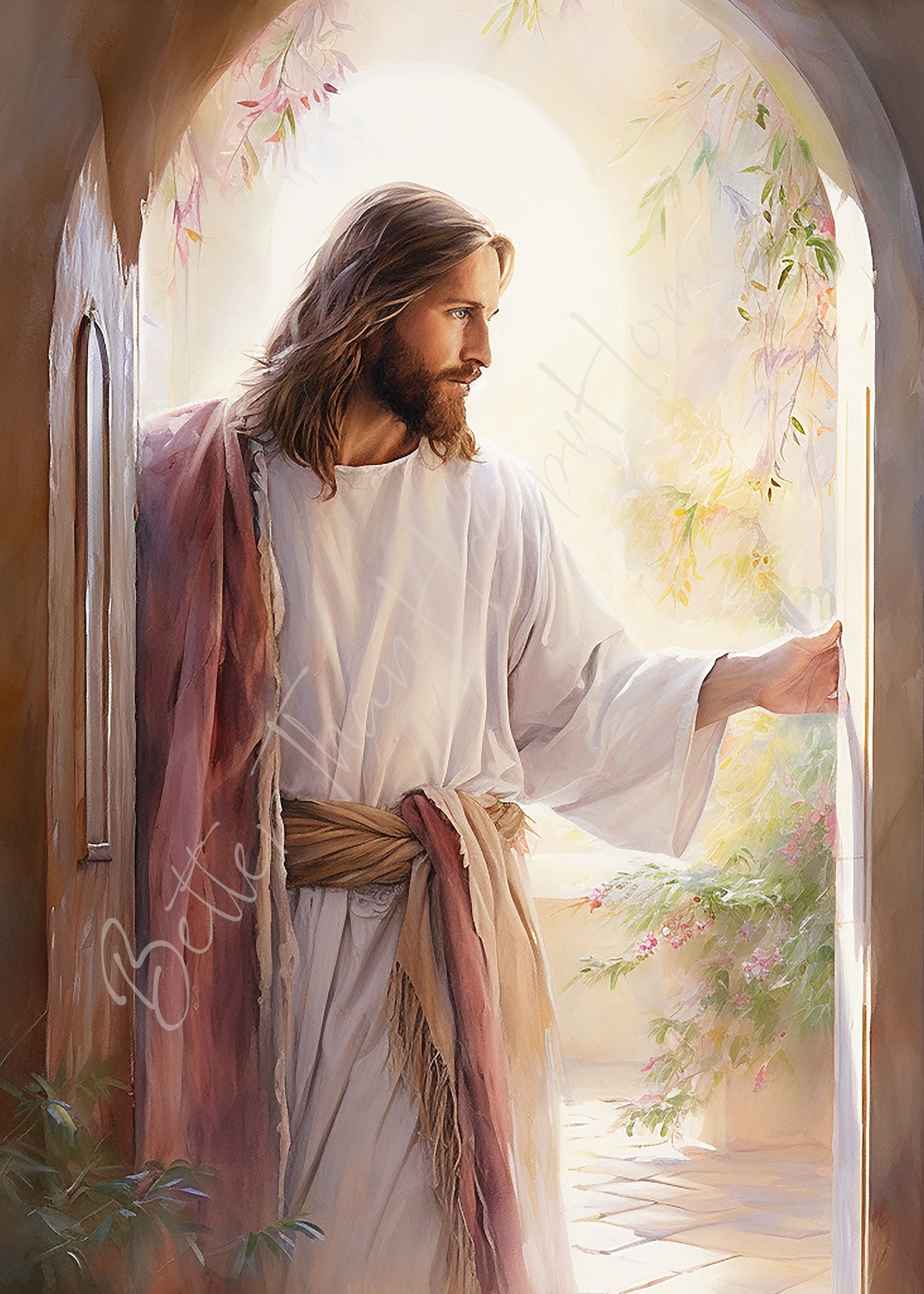Let Him in Jesus Christ at the Door Savior Christian - Etsy Australia