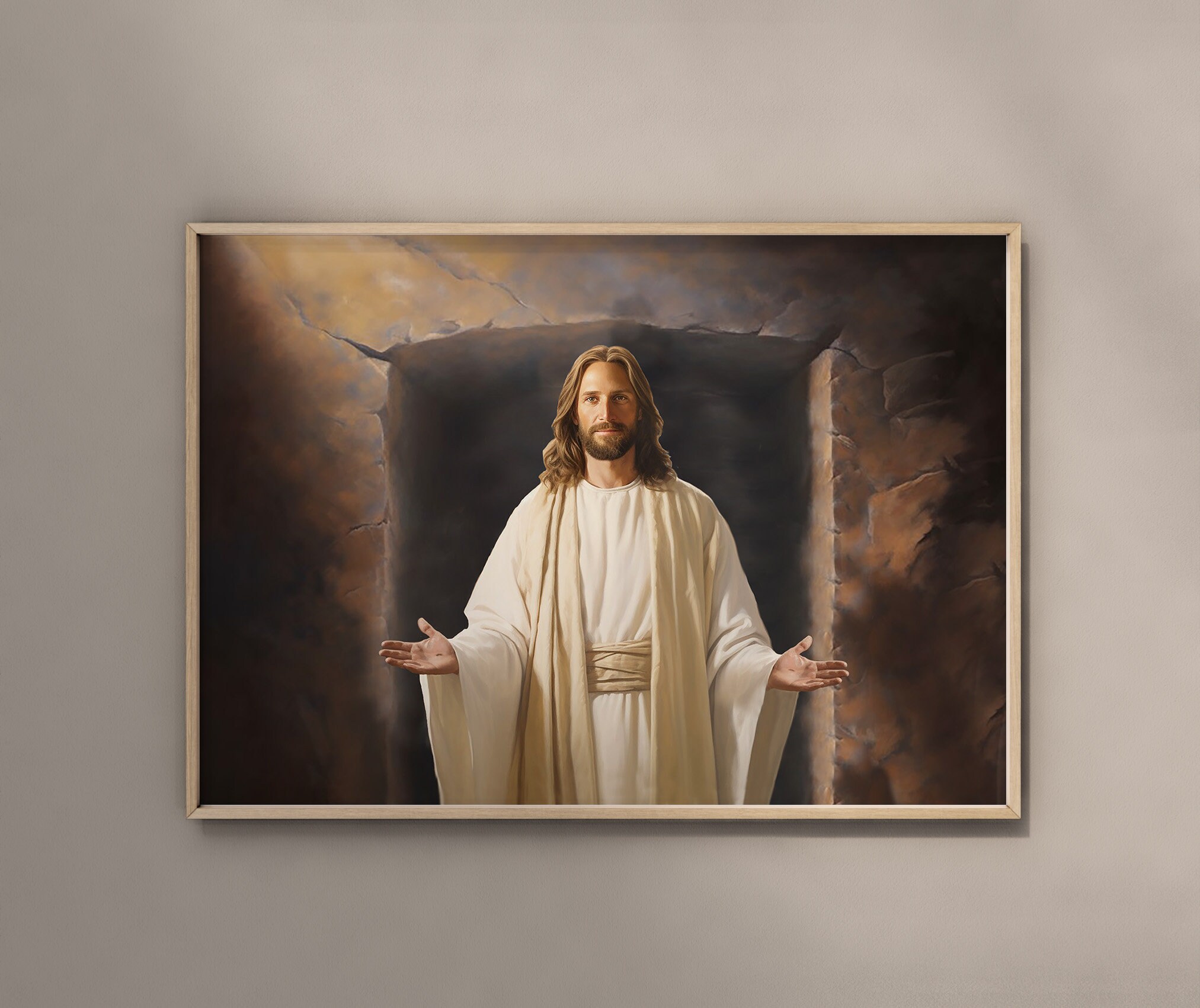 Roll the Stone Away Jesus Christ Risen From the Dead Christs ...