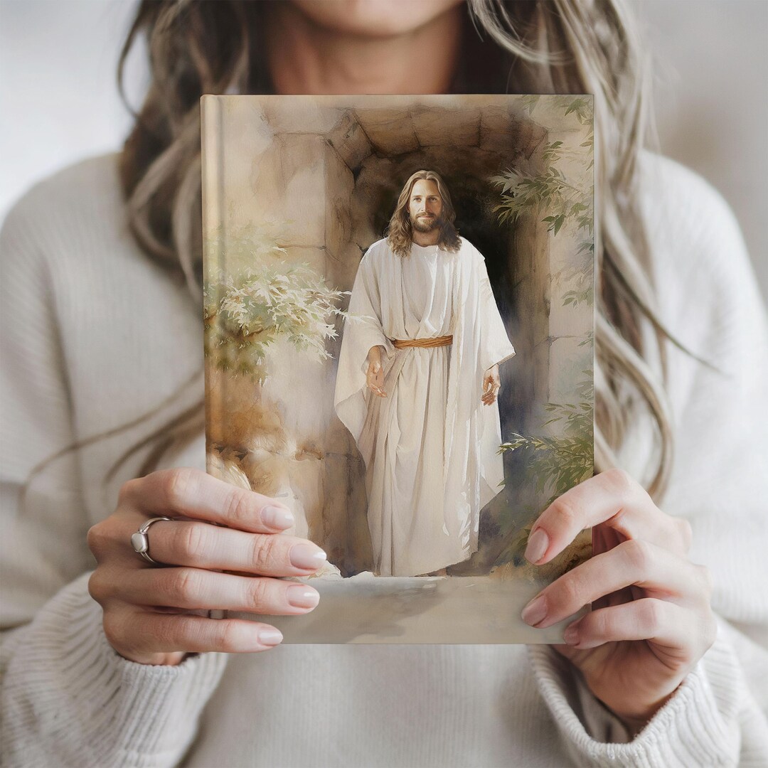 Jesus Christ Risen From the Tomb Hardcover Journal, Jesus Art Spiritual ...