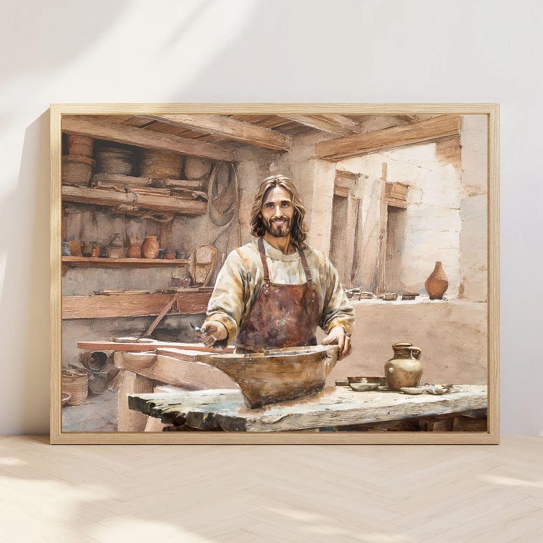 Jesus Christ the Carpenter Digital Download: Christian Religious ...