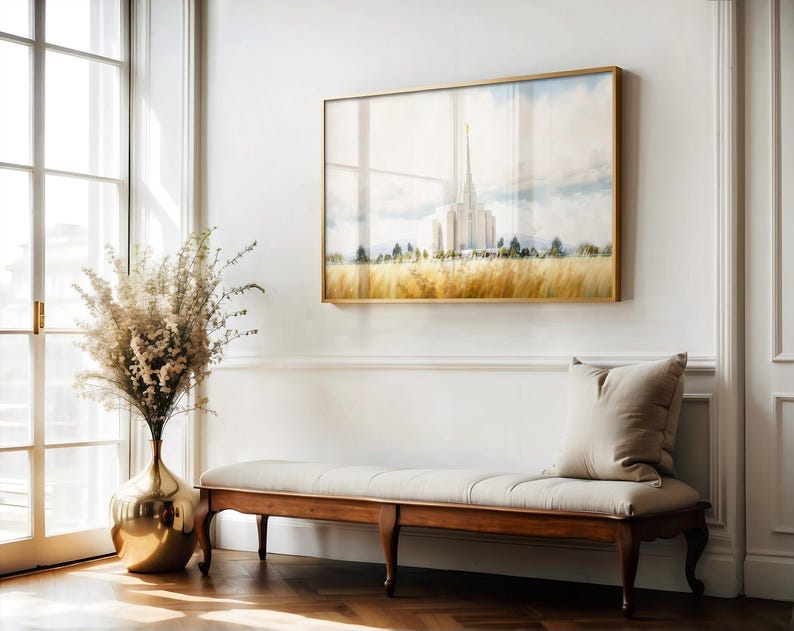 Rexburg Latter-day Saint Temple - Christian | Wall Art | LDS | Temple ...