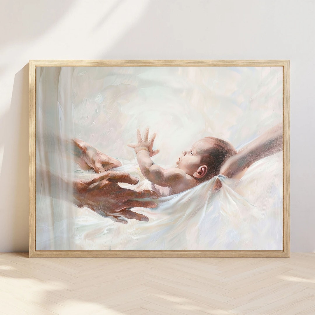 Infant Loss Memorial Print: Baby in God's Arms (digital Download) - Etsy
