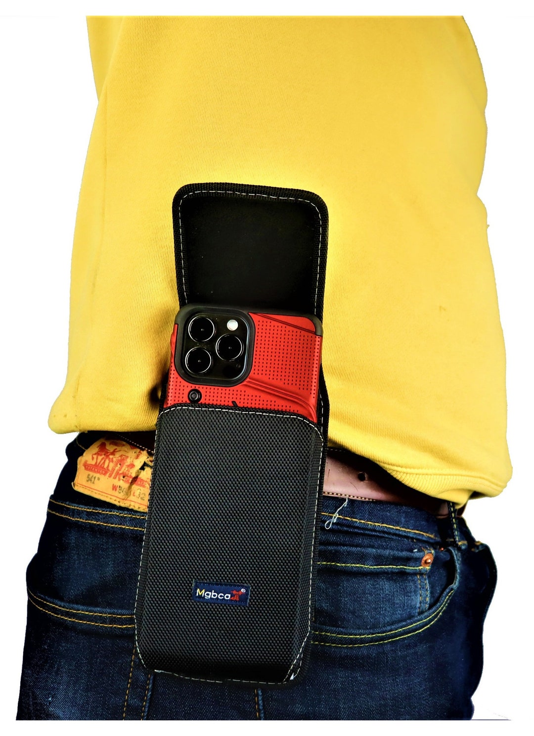 Mgbca Nylon Phone Holster Pouch for iPhone 17/ 16 /15 /14/ 13/12/11/xr ...