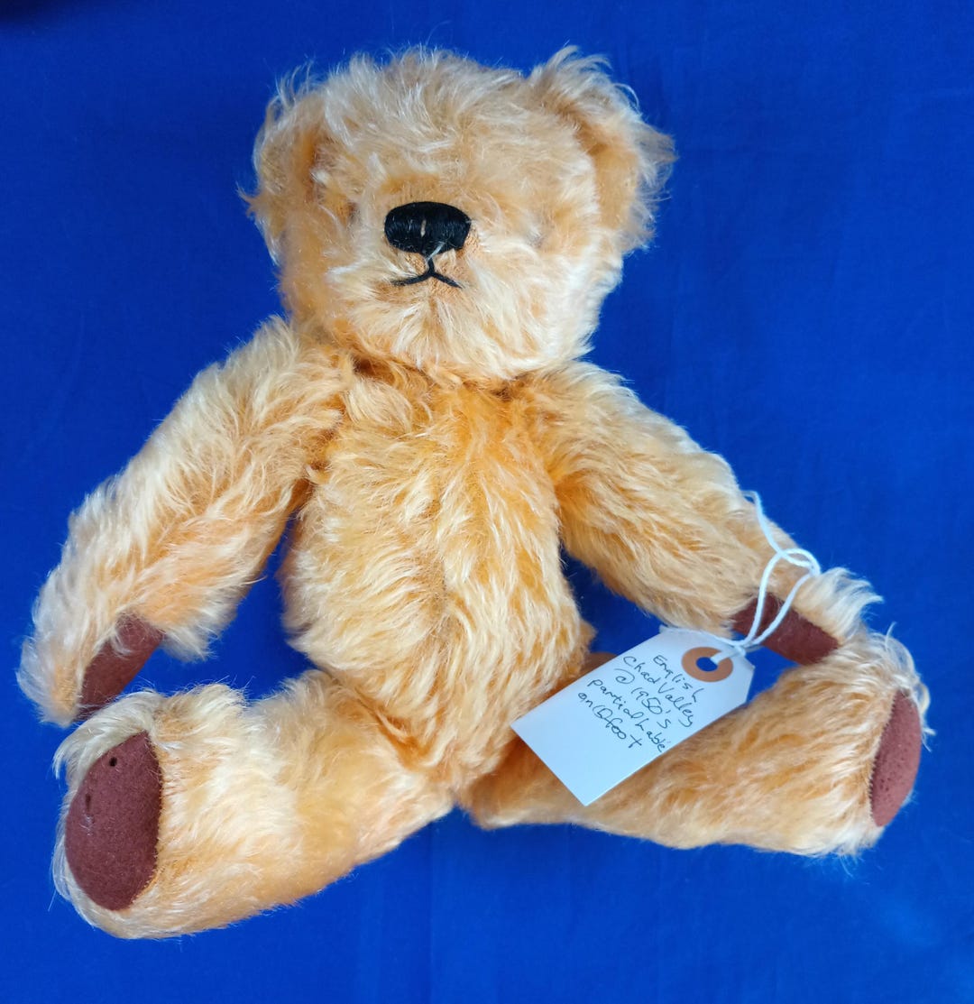 English Chad Valley Bear, Standing 12", Sitting 9" - Etsy