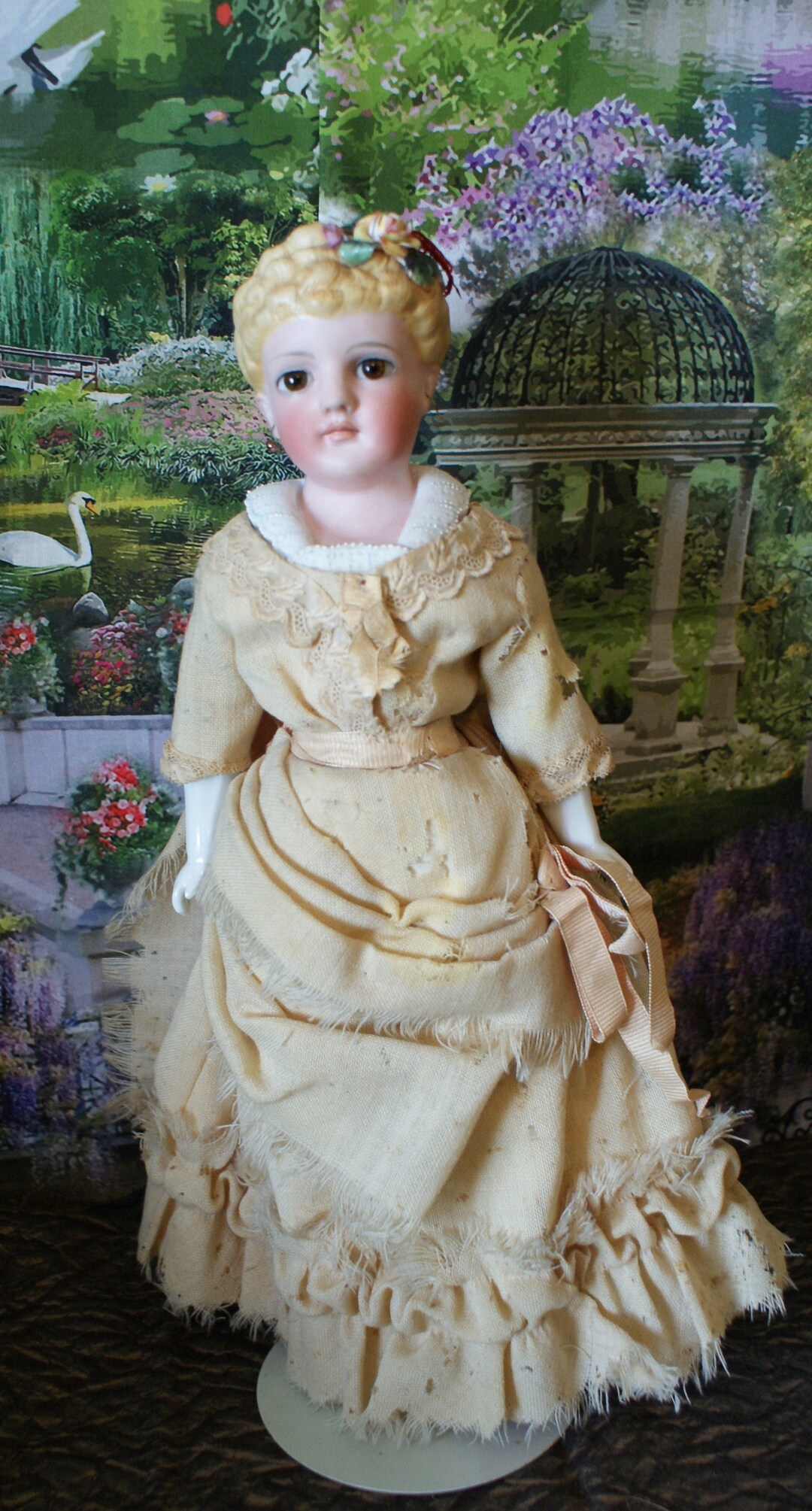 15-1/2" Antique Parian Doll P - Etsy