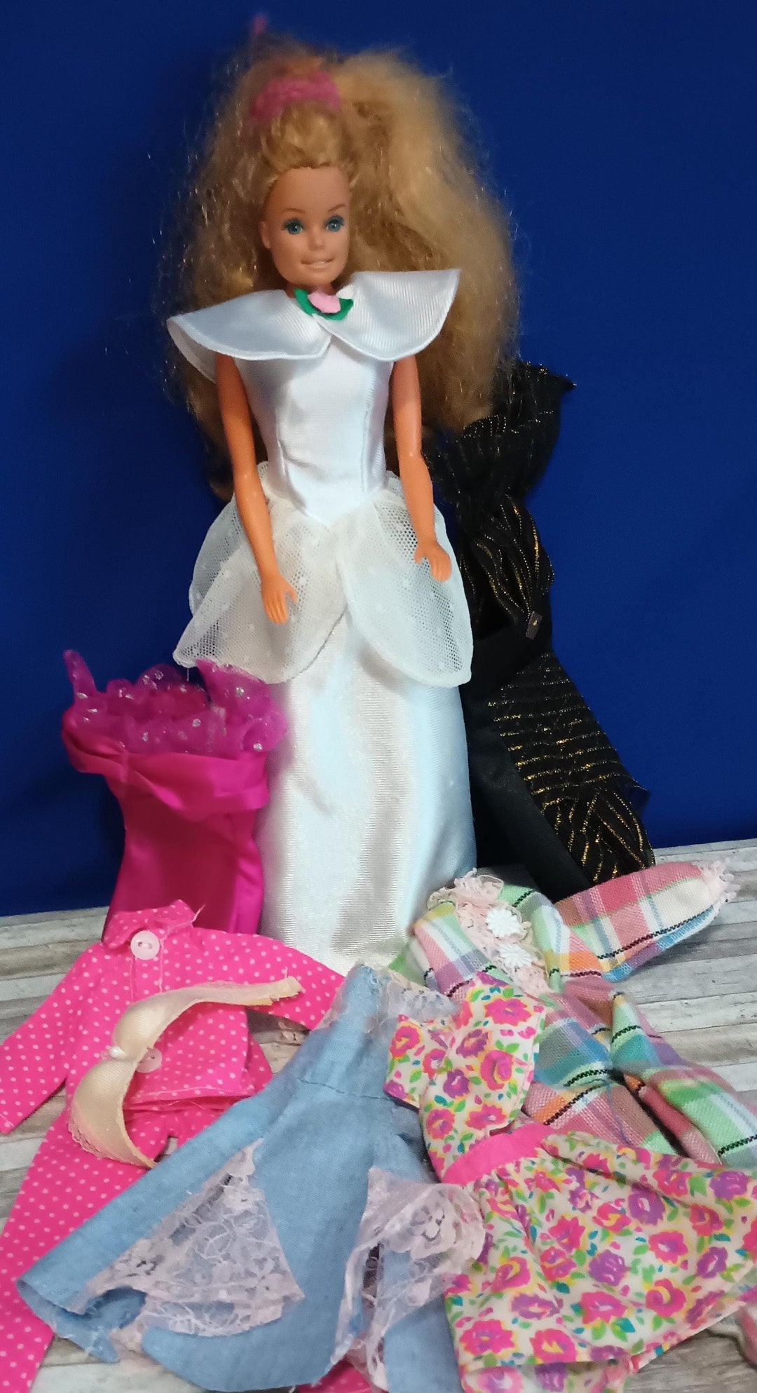 Vintage Barbie Clothes Lot Restored Lovely White Gown and More - Etsy