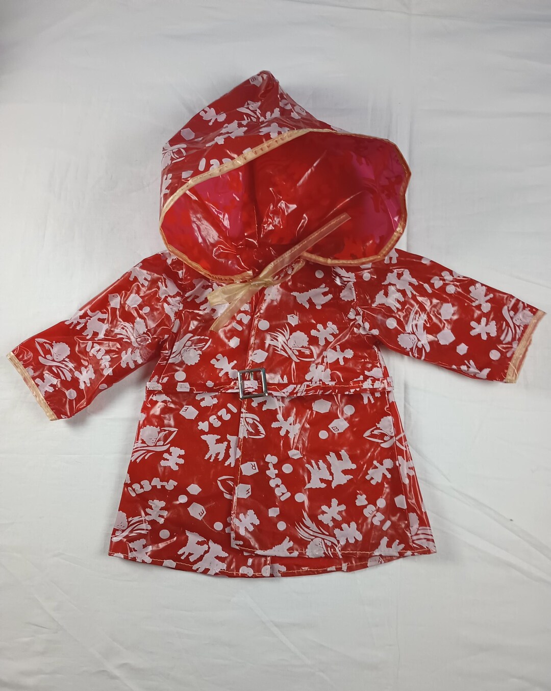 Vintage Doll Plastic Hooded Rain Coat - Etsy