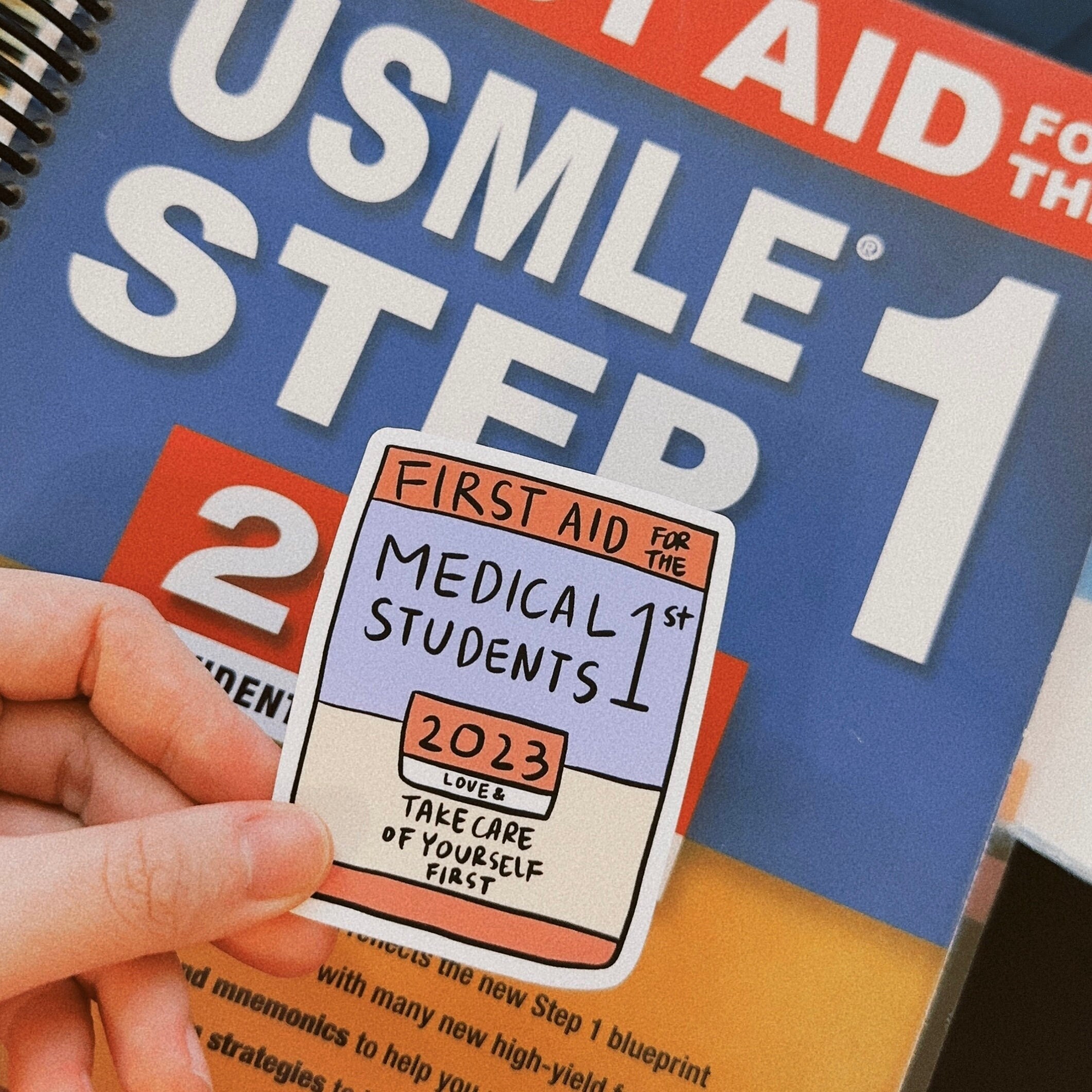 USMLE First Aid Sticker for Medical Students - Etsy