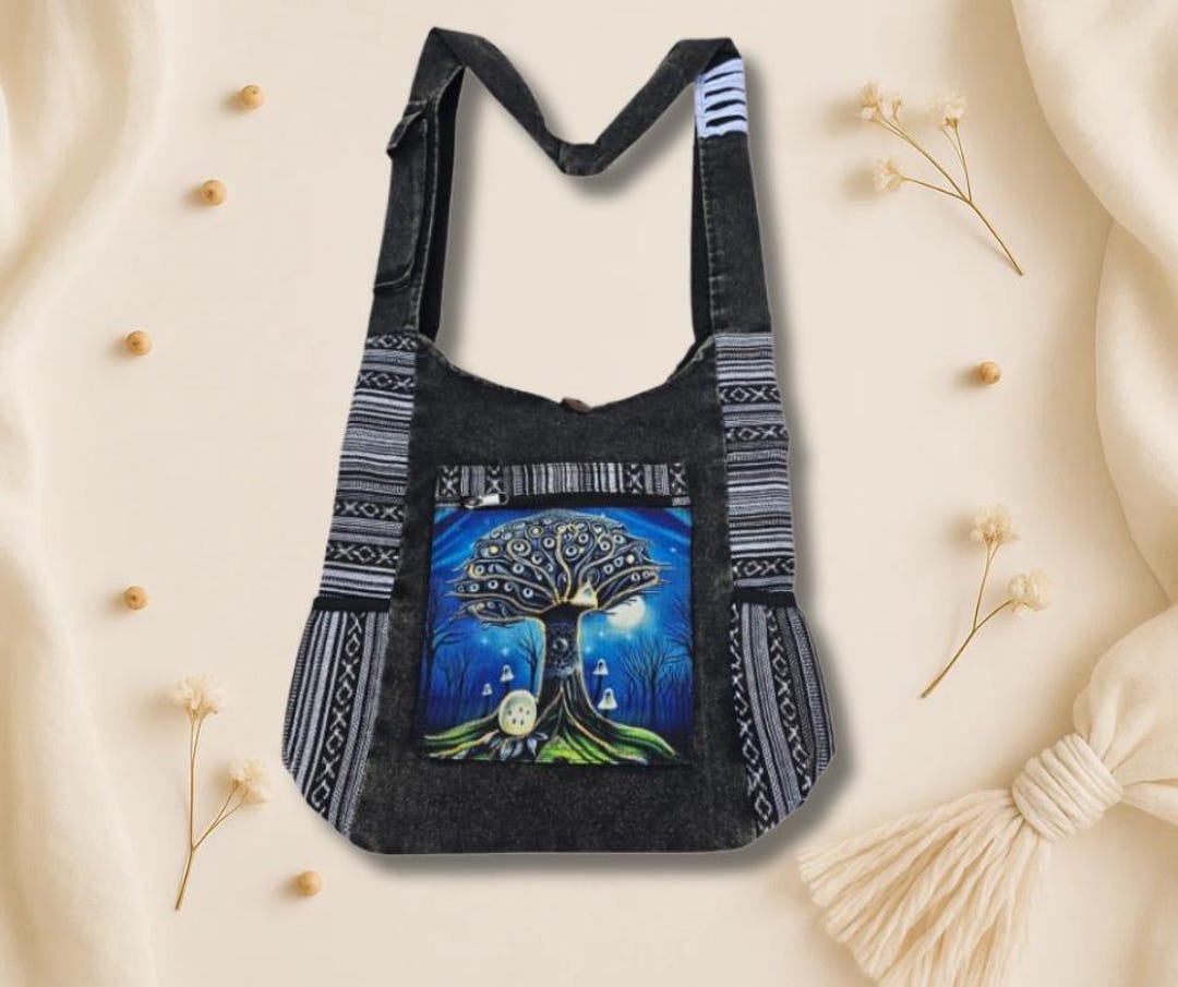 Shroomlight Grove Crossbody Bag , Eco-friendly, Multi-compartment ...