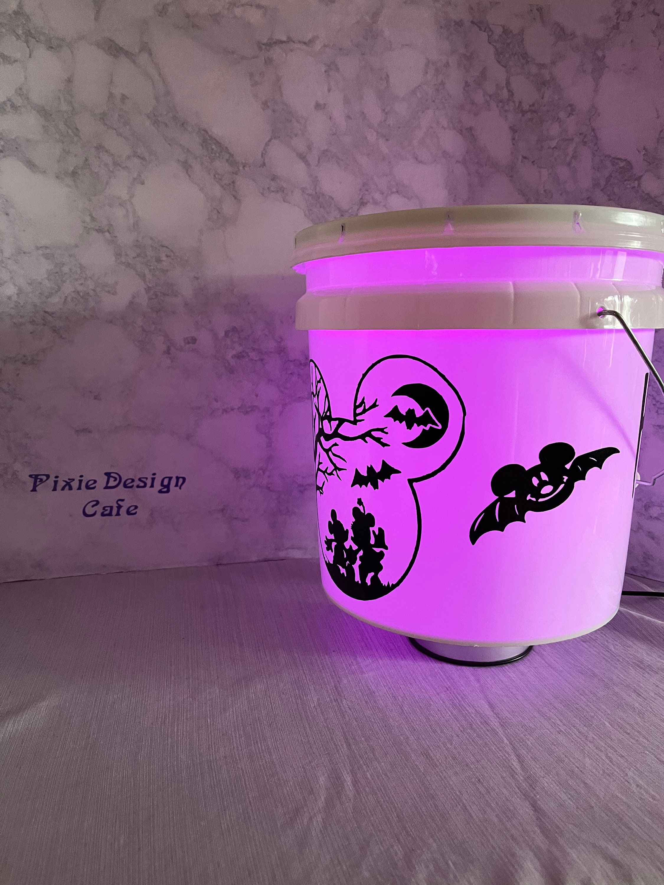 Halloween Decal & Light Kit for Camping Bucket - Etsy