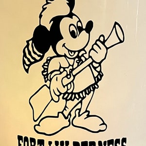 Musket Mickey Window Decal - Etsy