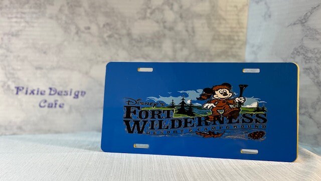 Musket Mickey Fort Wilderness License Plate - Etsy
