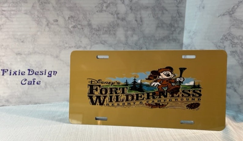 Musket Mickey Fort Wilderness License Plate - Etsy