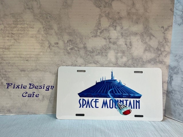 Magic Kingdom Rides - License Plates (2) - Etsy
