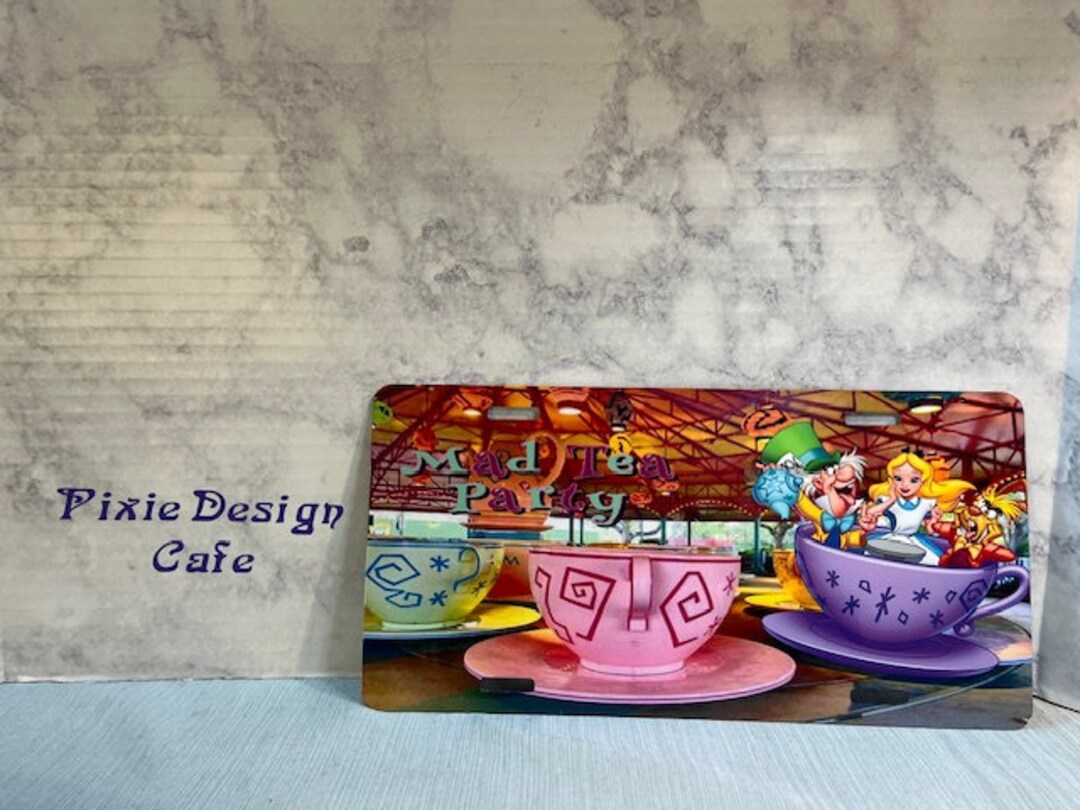 Magic Kingdom Rides - License Plates (2) - Etsy