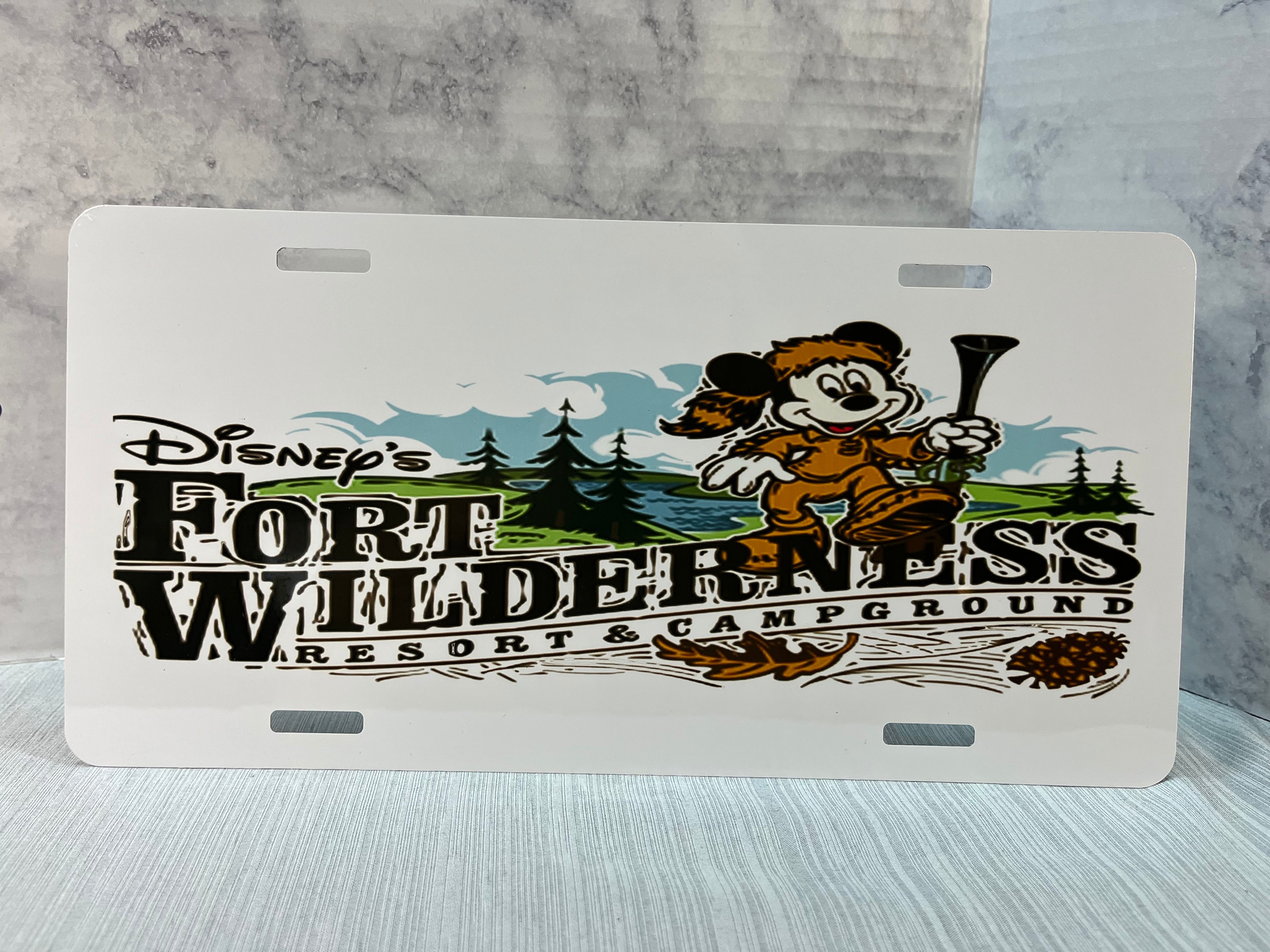 Musket Mickey Fort Wilderness License Plate - Etsy