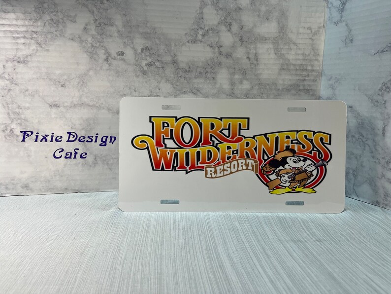 Fort Wilderness License Plate - Etsy